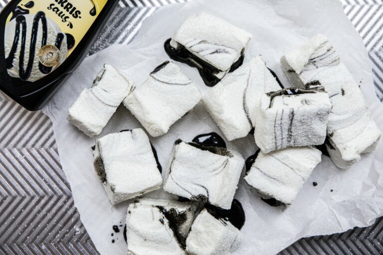 Marshmallows med salt lakris - Idun