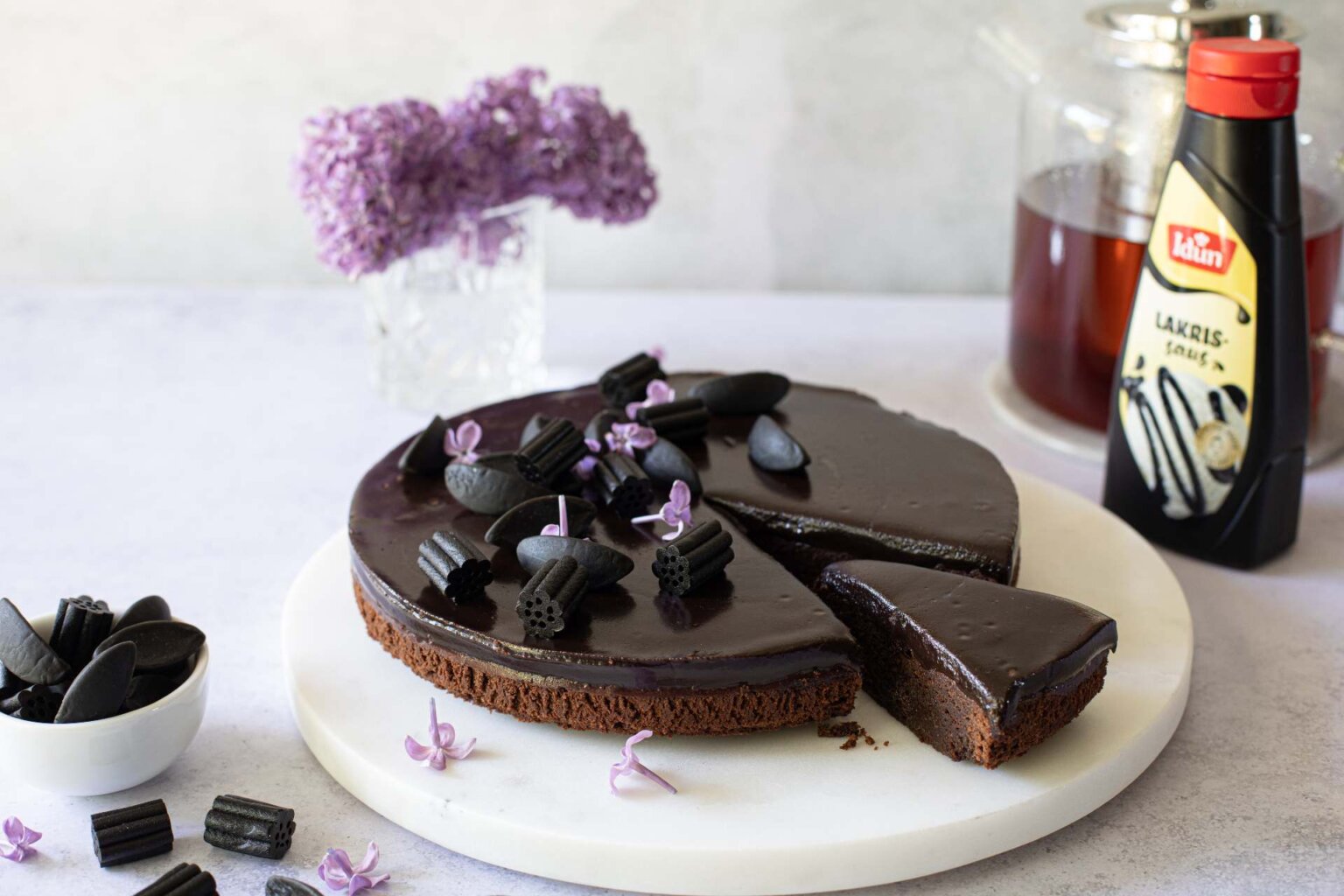 Lakris og sjokoladebrownie - Idun