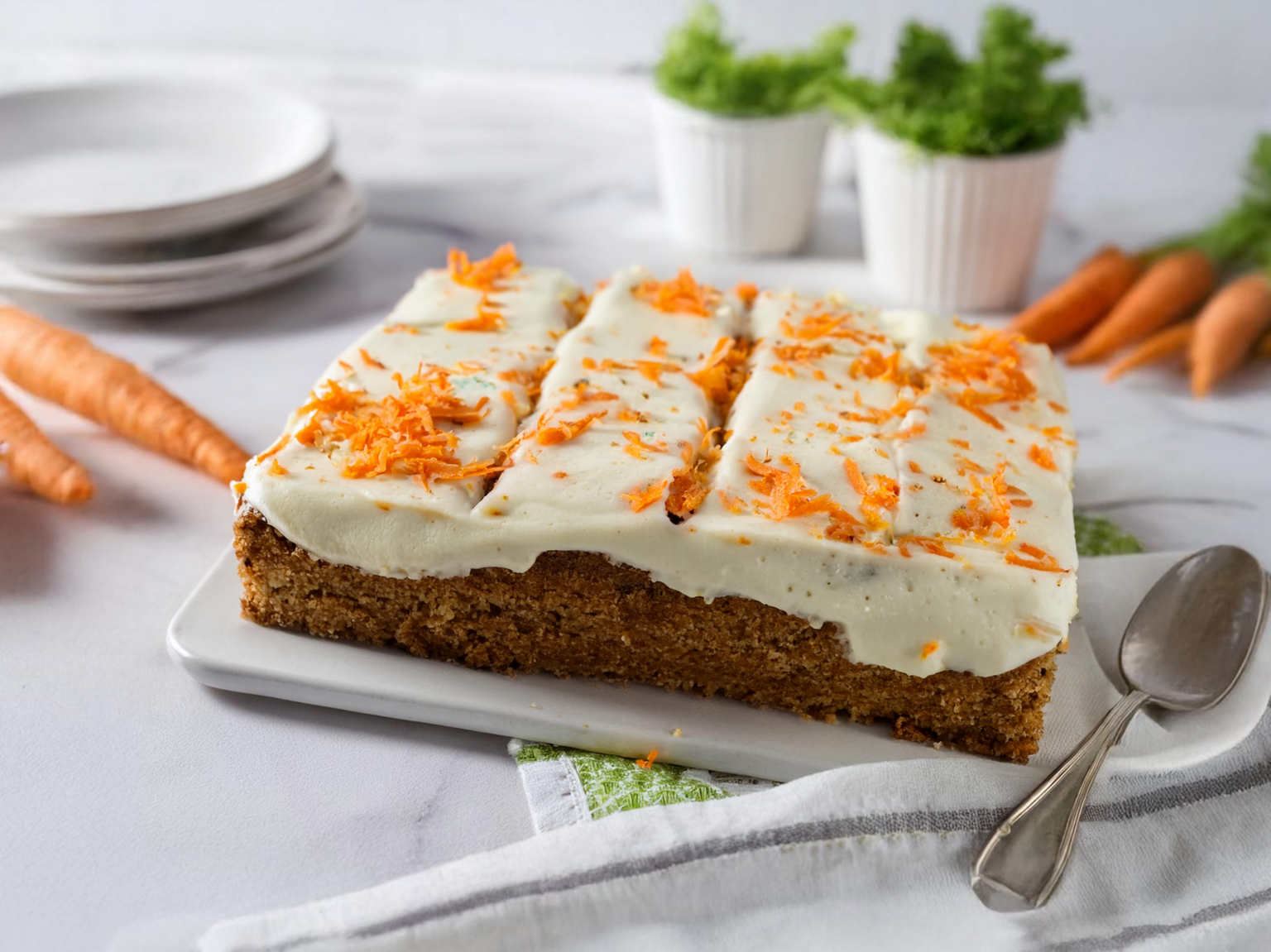 Gulrotkake med valnøtter - Idun